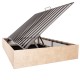 Base de Cama Closet Gris de Acero