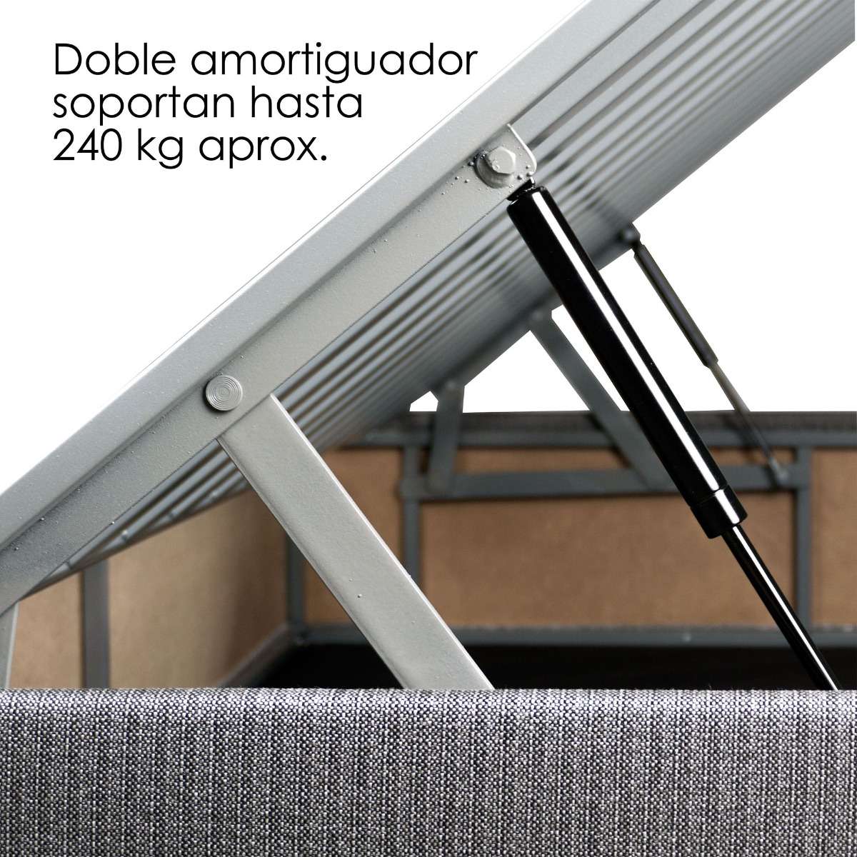 Base de Cama Closet Roja de Acero